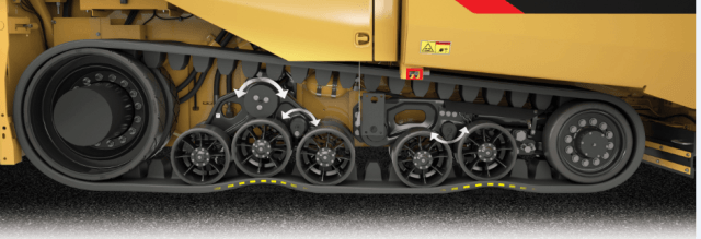 Asphalt Paver AP655F: Gerak Lebih Lincah Dengan Roda & Steel Track