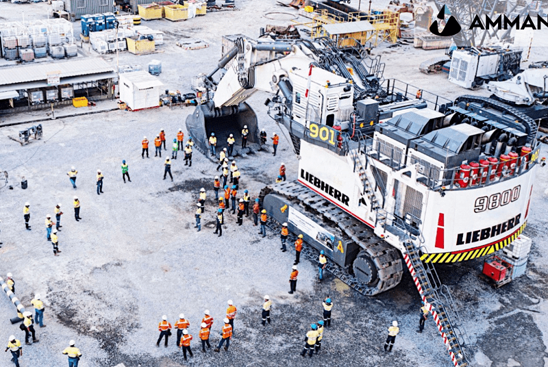 Liebherr R 9800 – “The Giant Digger” Beraksi di Lokasi Tambang Batu ...